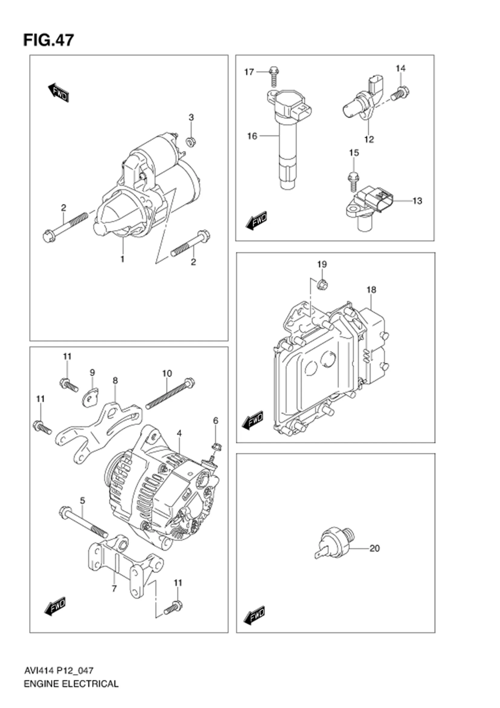 Electrical - Suzuki Spare Part | Suzuki Indonesia