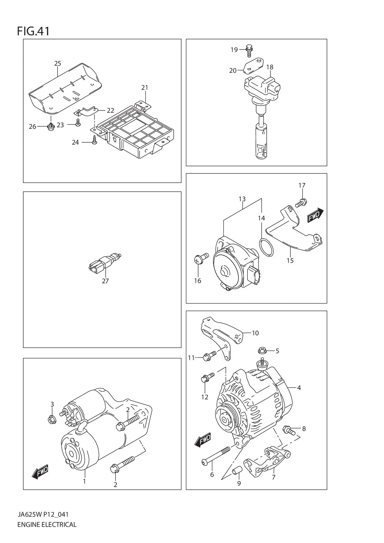 Electrical - Suzuki Spare Part | Suzuki Indonesia