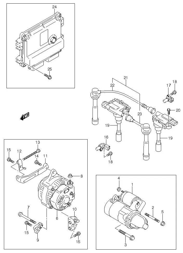 Electrical - Suzuki Spare Part | Suzuki Indonesia