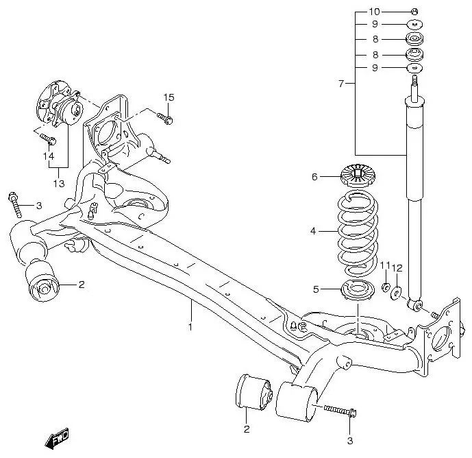 Suspension - Suzuki Spare Part | Suzuki Indonesia