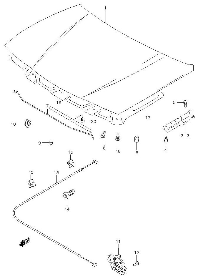 Body - Suzuki Spare Part | Suzuki Indonesia