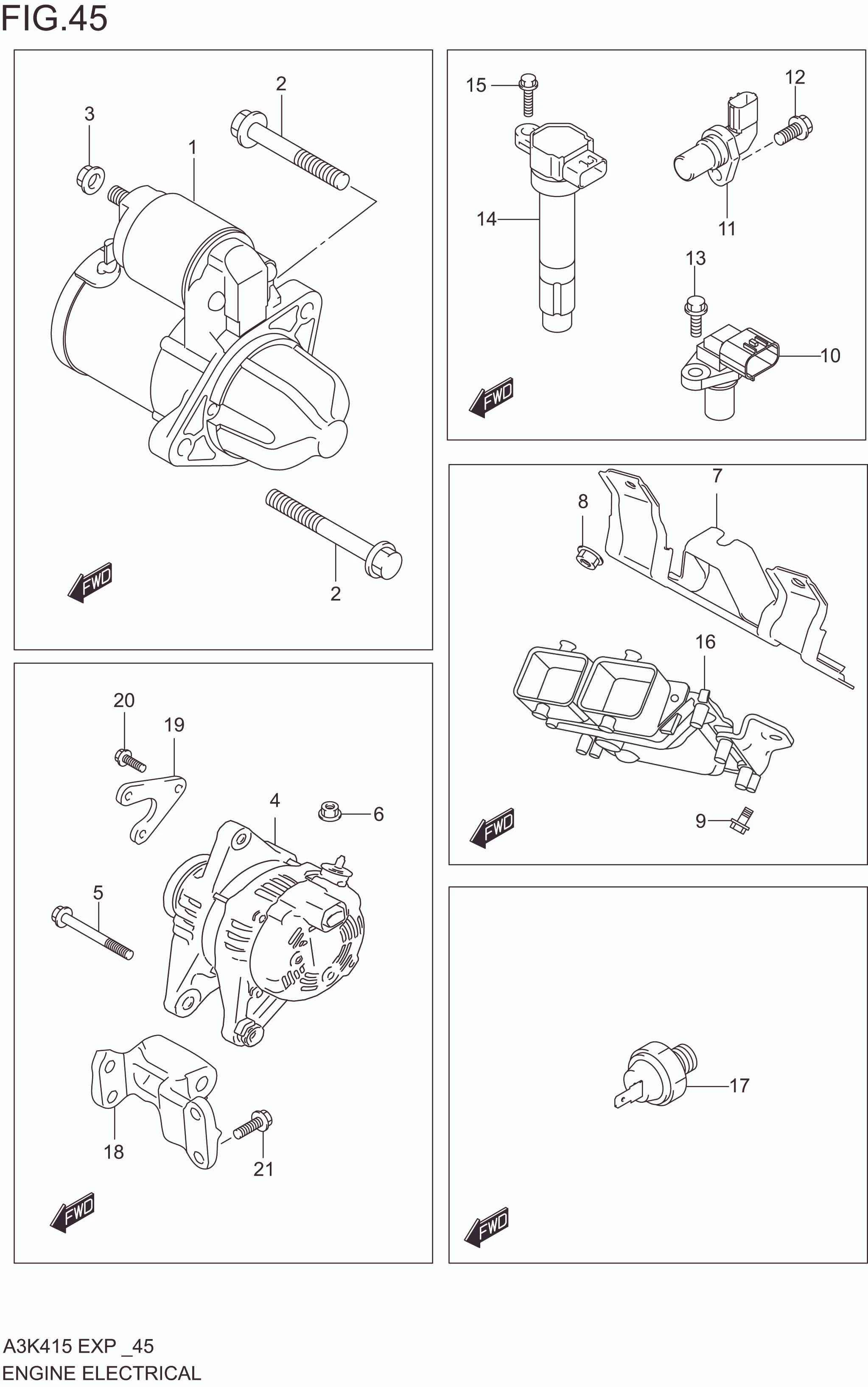 Electrical - Suzuki Spare Part | Suzuki Indonesia