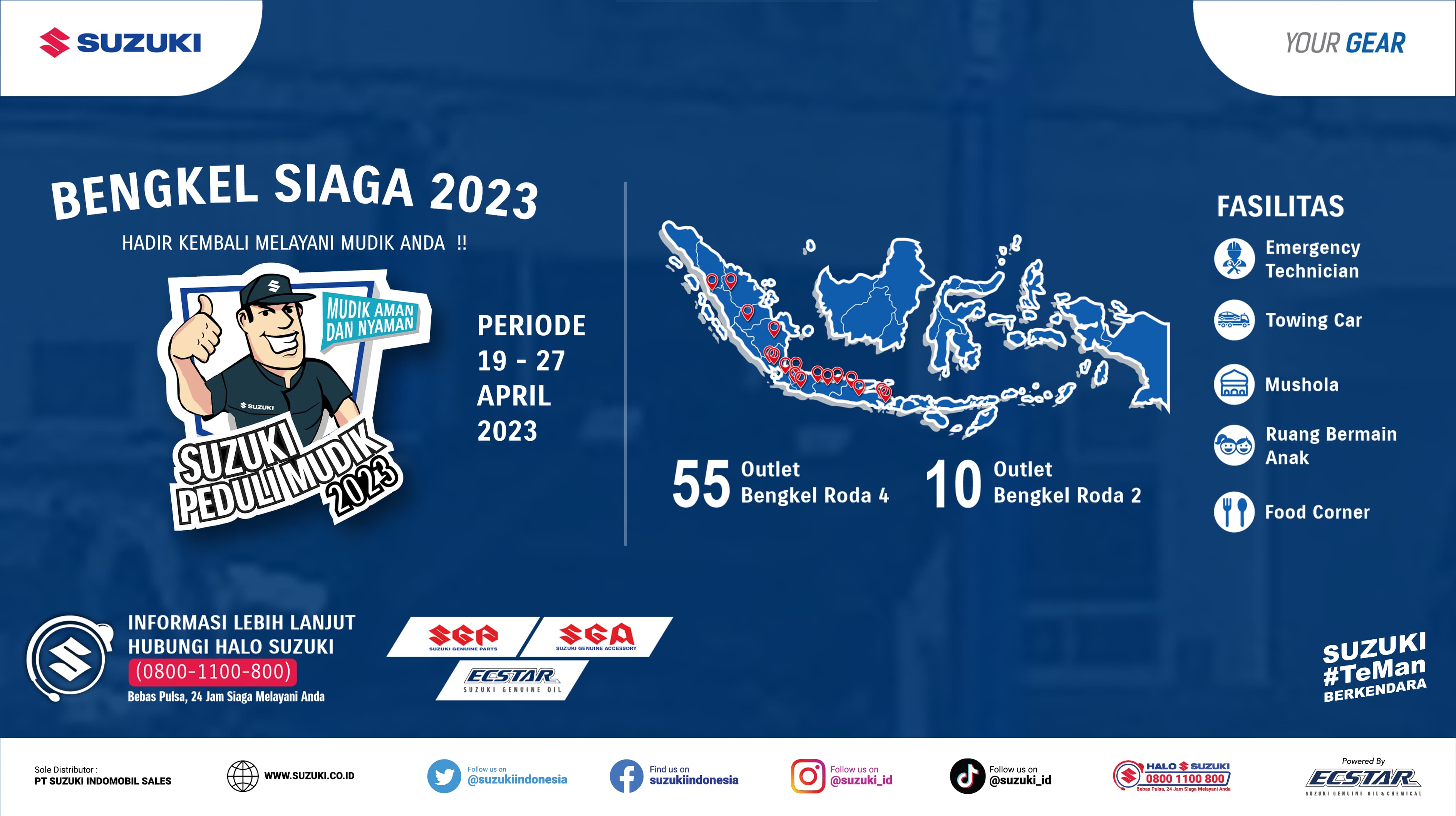 Promo - BENGKEL SIAGA 2023 | Suzuki Indonesia